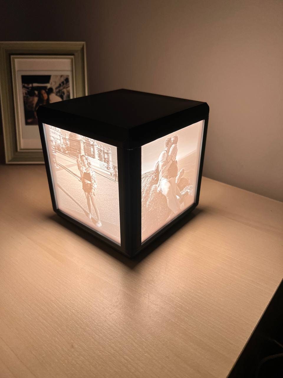 Custom Lithophane Cube | Cube With Lithophanes | 3D Printed - Etsy UK