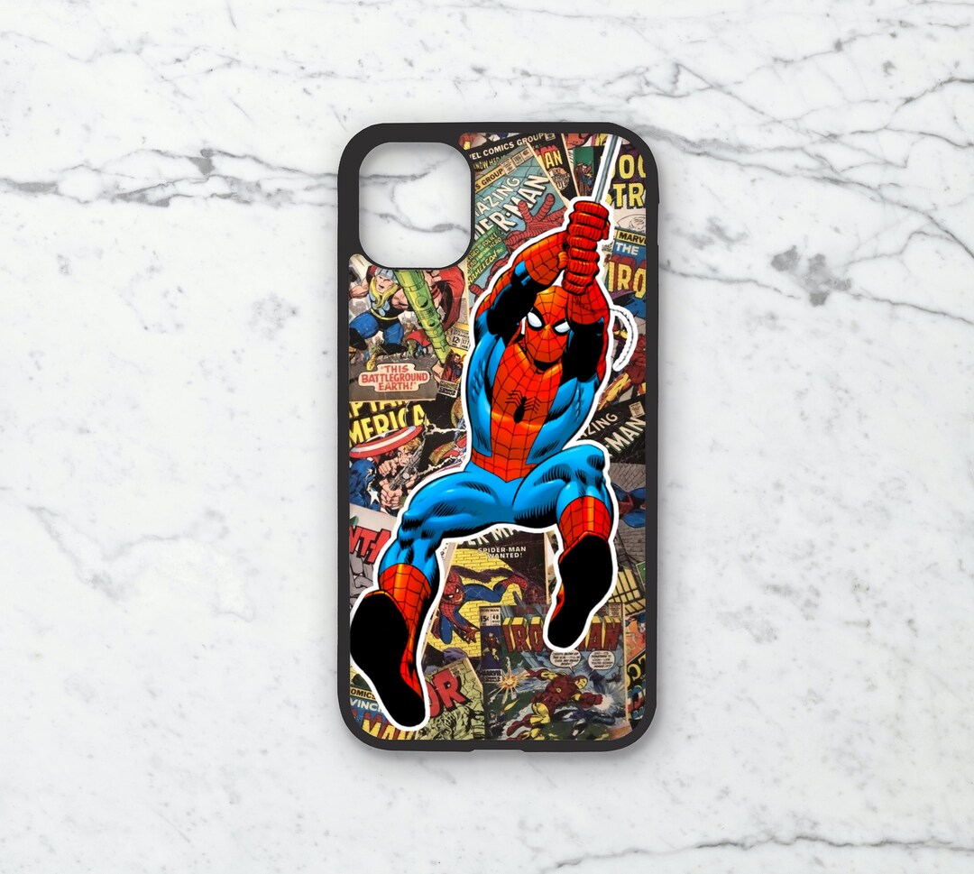 The Amazing Spiderman Phone Case | Comics Collage | Super Hero Phone ...