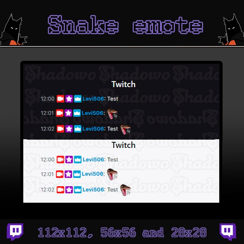 Twitch Emote 1x - Laughing Snake /twitch/discord - Etsy