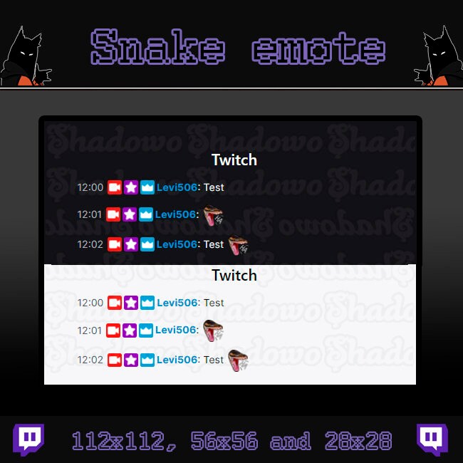Twitch Emote 1x - Laughing Snake /twitch/discord - Etsy