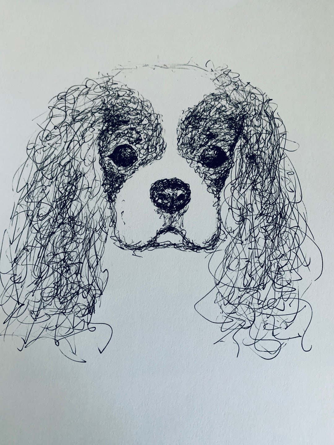Custom Dog Drawing - Etsy