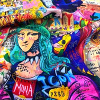 Pop Art Woman Fabric Panel: Digital Print Upholstery Fabric - Etsy