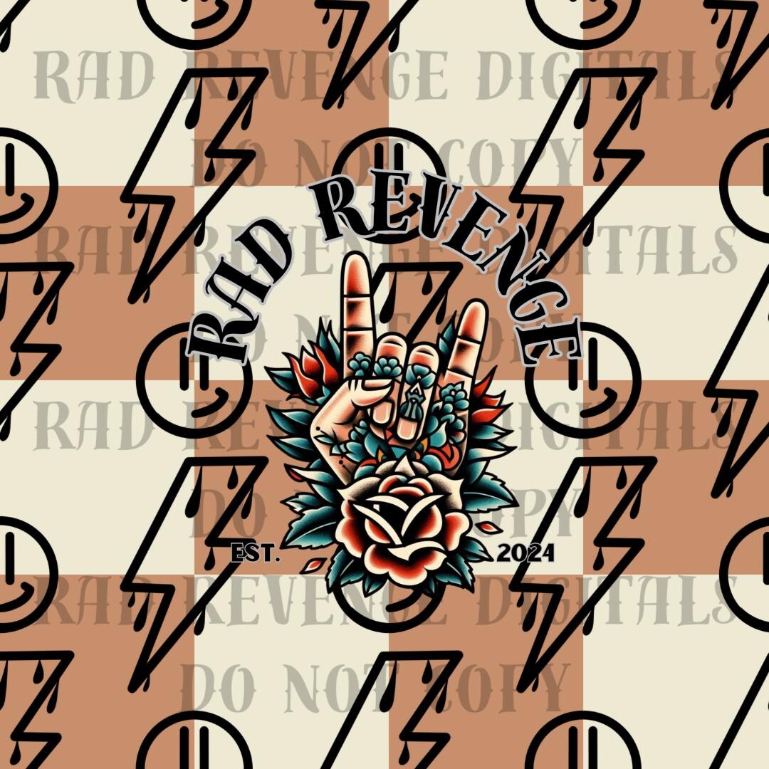 Hand Drawn Drippy Lightning Bolts and Smileys Seamless - Etsy