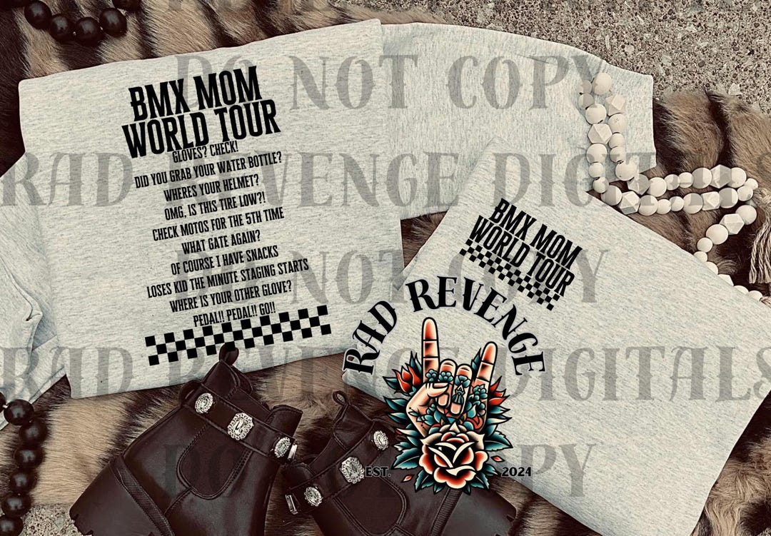 BMX Mom World Tour Png - Etsy