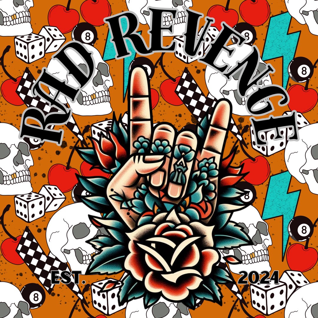 Yallternative Seamless Pattern - Etsy