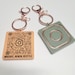 QR Code Keyrings - Etsy