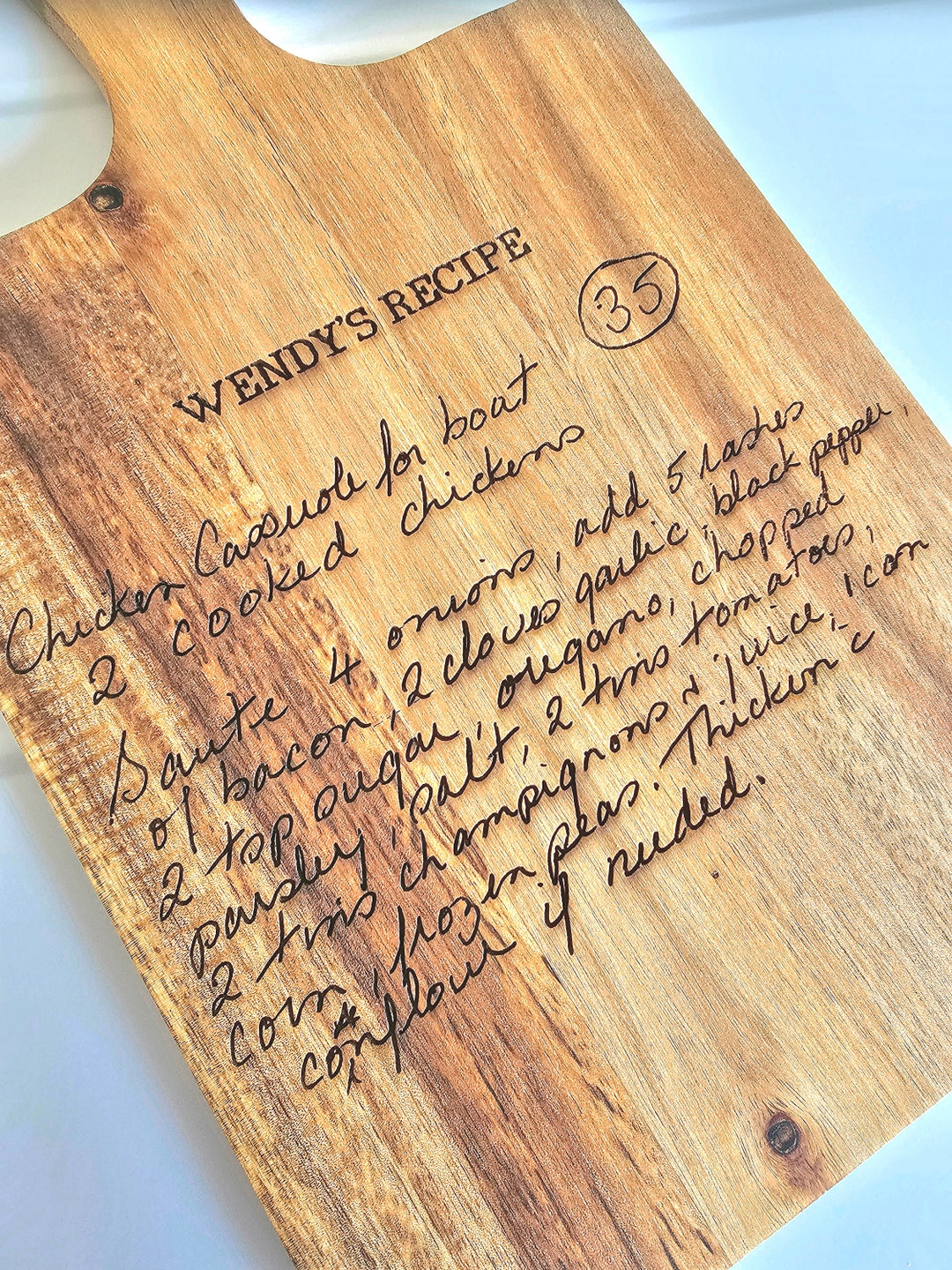 Personalized Handwritten Recipe Boards - Etsy Australia