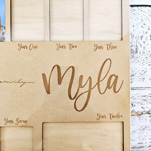 Large School Photo Frame Kindy to Year 12 Personalized Photo Frame - Etsy