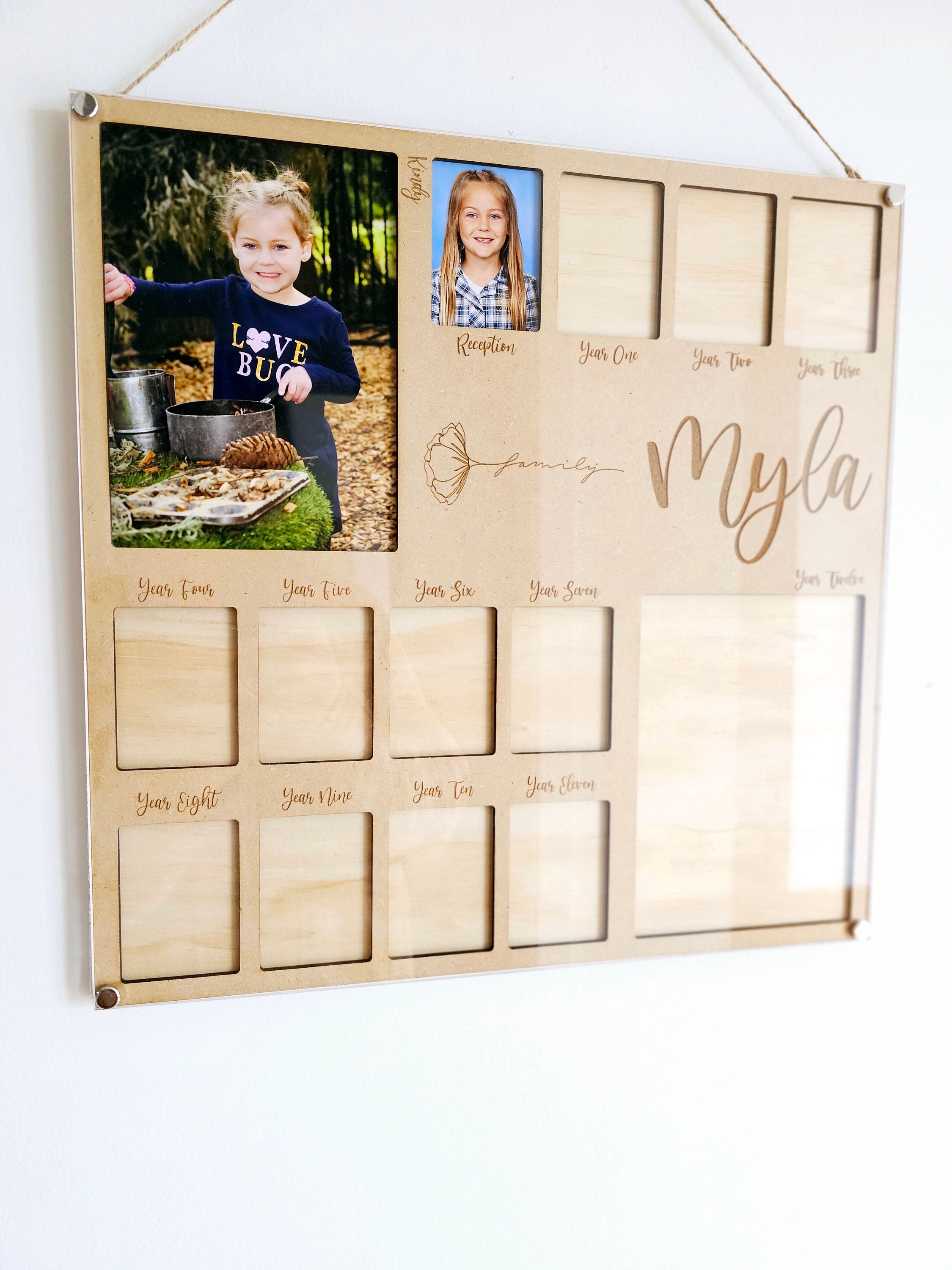 Large School Photo Frame Kindy to Year 12 Personalized Photo Frame - Etsy