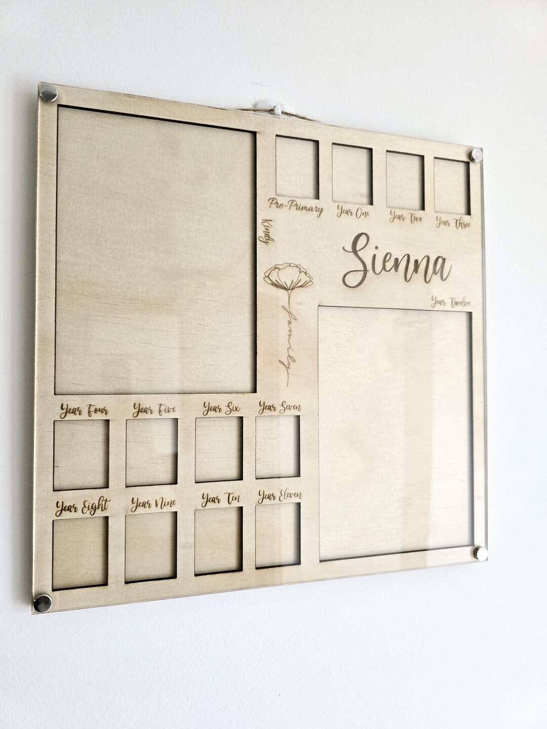 SMALL School Photo Frame - Kindy to Year 12 Personalized Photo Frame ...