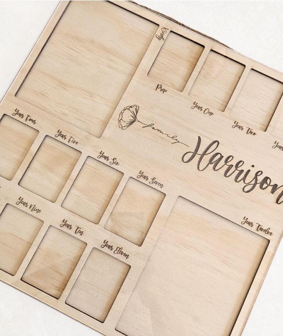 LARGE School Photo Frame - Kindy to Year 12 Personalized Photo Frame - Etsy