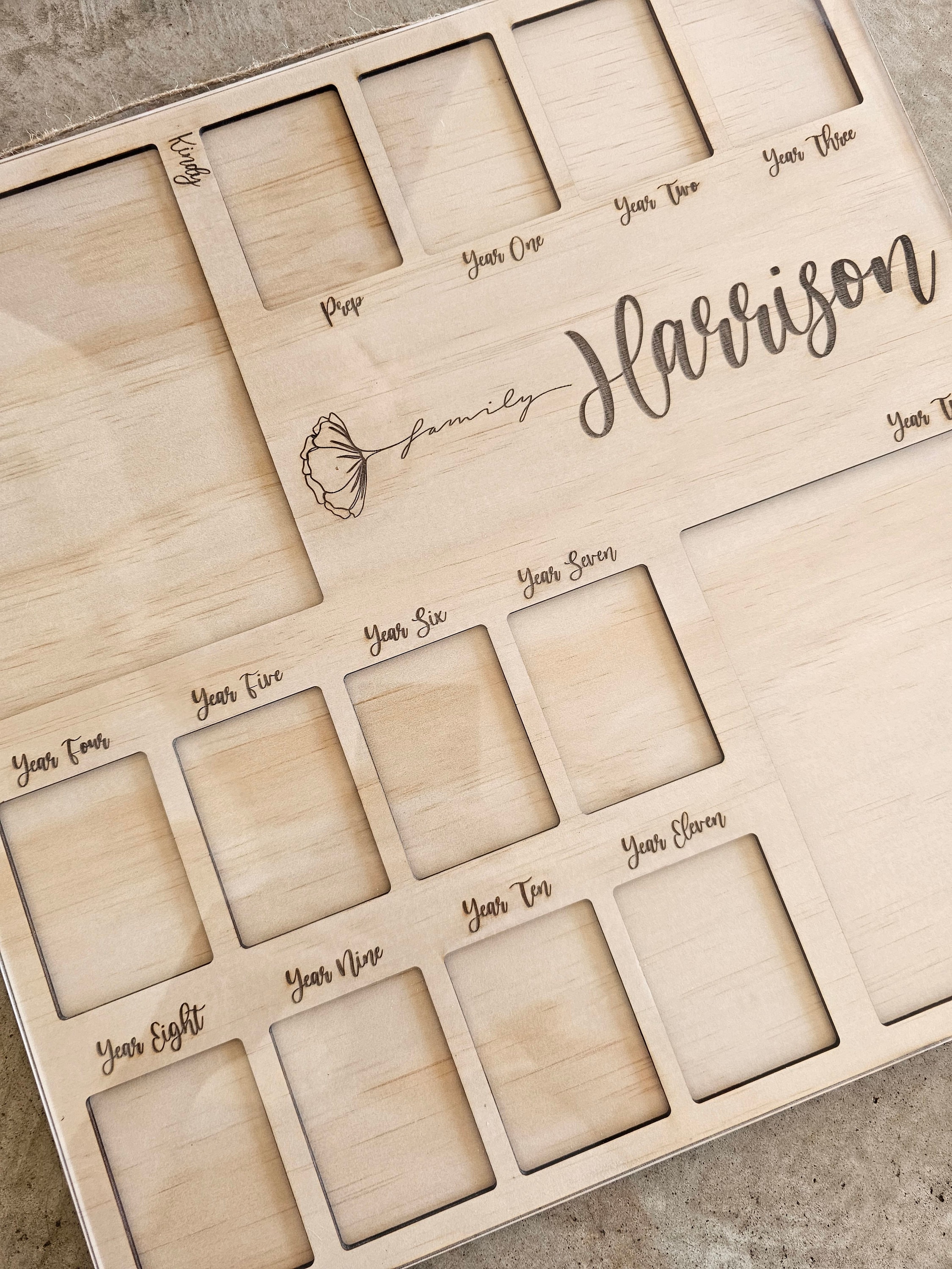 Large School Photo Frame Kindy to Year 12 Personalized Photo Frame ...