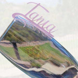 Glass Name Tags - Etsy