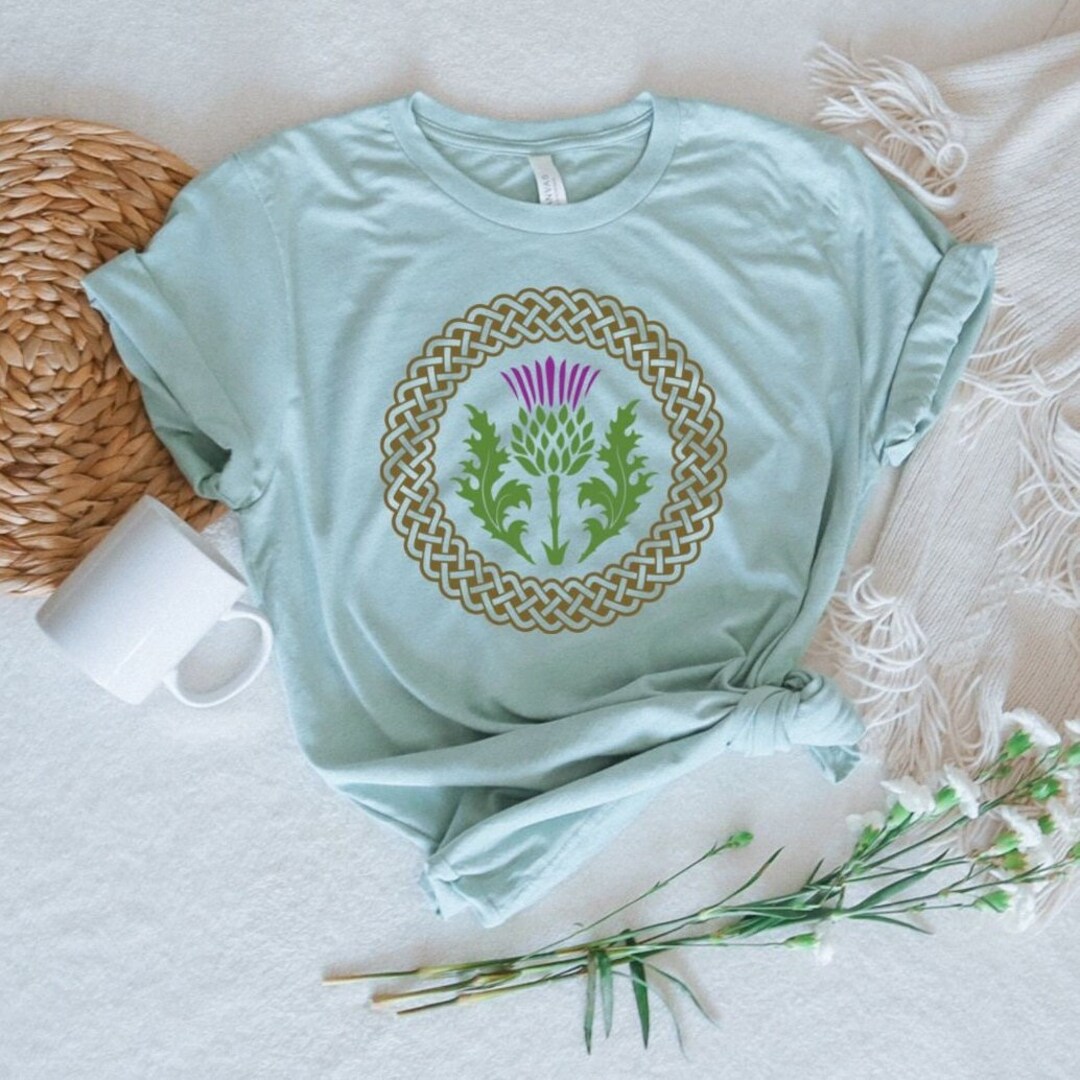 Scottish Thistle T-shirt | Scotland | Highlands | Outlander - Etsy