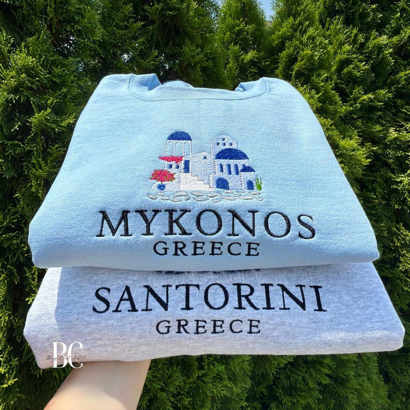 Mykonos Island Sweatshirt - Etsy