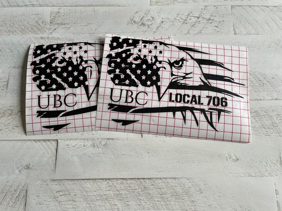 American flag & eagle union decal Bumper Stickers Paper & Party ...
