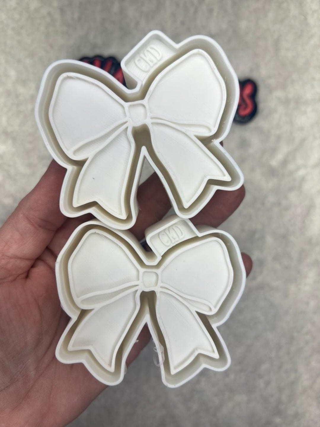 Bow Vent Clip Freshie Mold. Cheer Bow Vents Mold. Silicone Freshie Mold ...