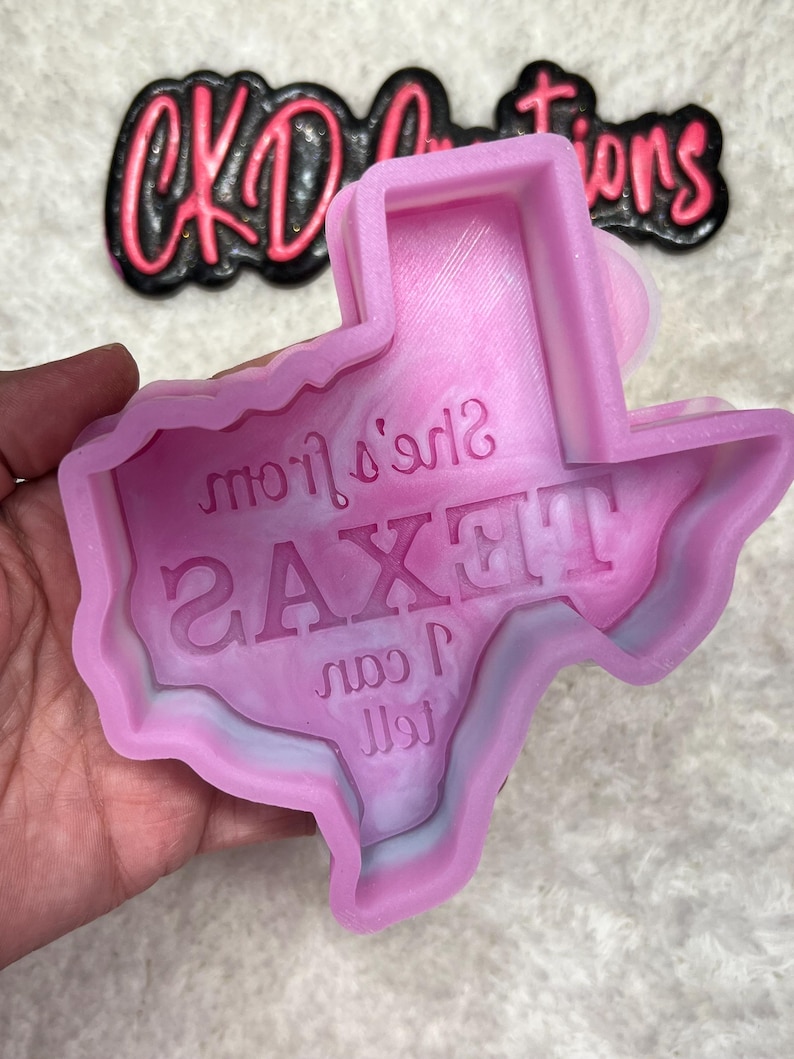 She's From Texas Freshie Mold. Texas Mold. State Freshie Mold! Freshie ...