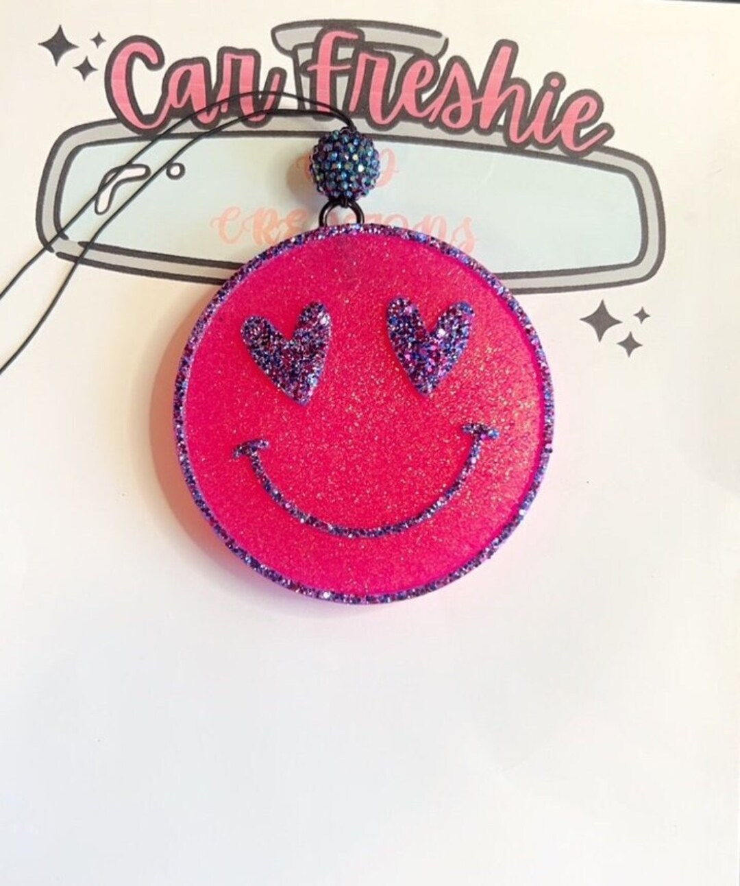 Customizable Hearts Eyes Freshie Valentine Freshie. Car Freshner. Gift ...