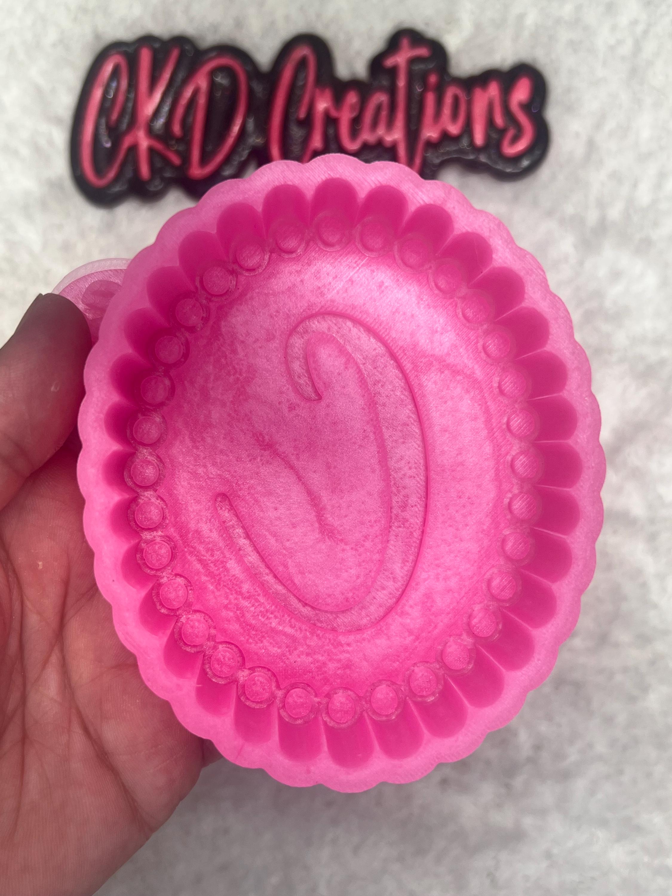 Cursive Letter Freshie Mold. A-Z Letter Mold.monogram Freshie Mold ...