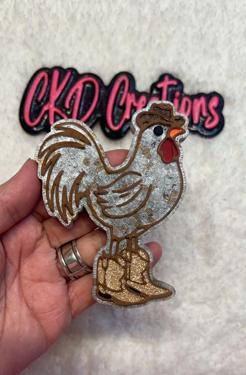 Cowboy Chicken Freshie Mold. Chicken Freshie Mold. Cowboy Freshie Mold ...