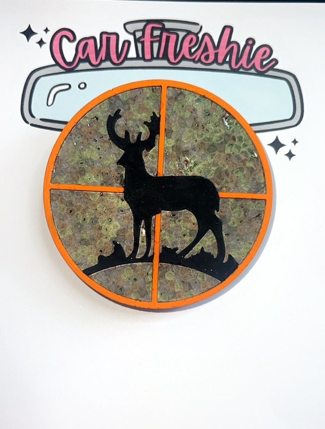 Deer Hunting Freshie. Camo Deer Freshie. Freshies for Hunters. Car ...