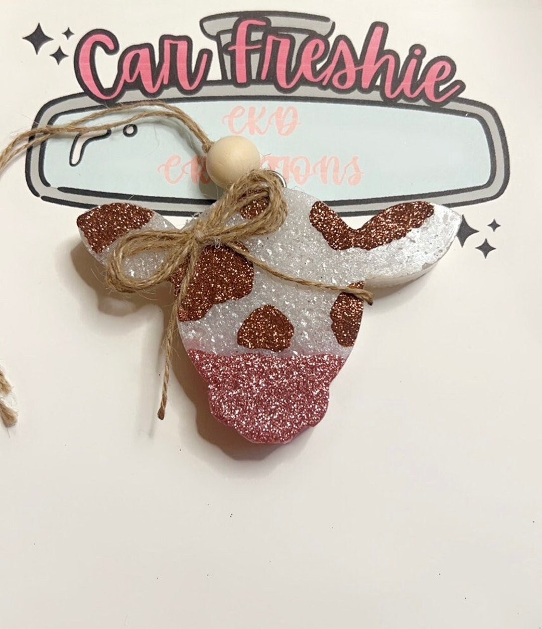 Ready to Ship Cow Head Freshie Cow Freshie Cute Cow Freshie - Etsy