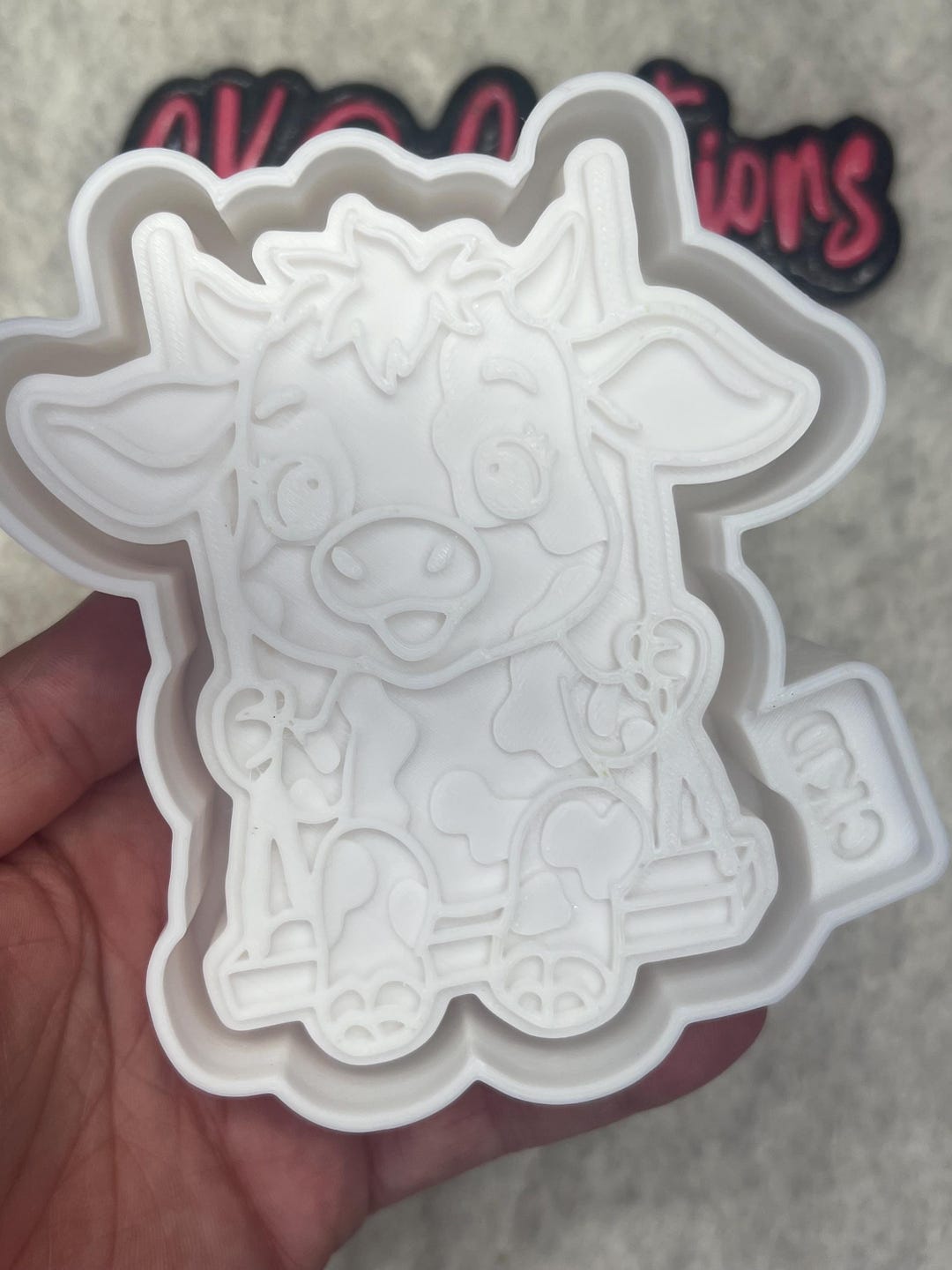 Cute Cow Swinging Freshie Mold. Just a Swinging Freshie Mold! Cow ...