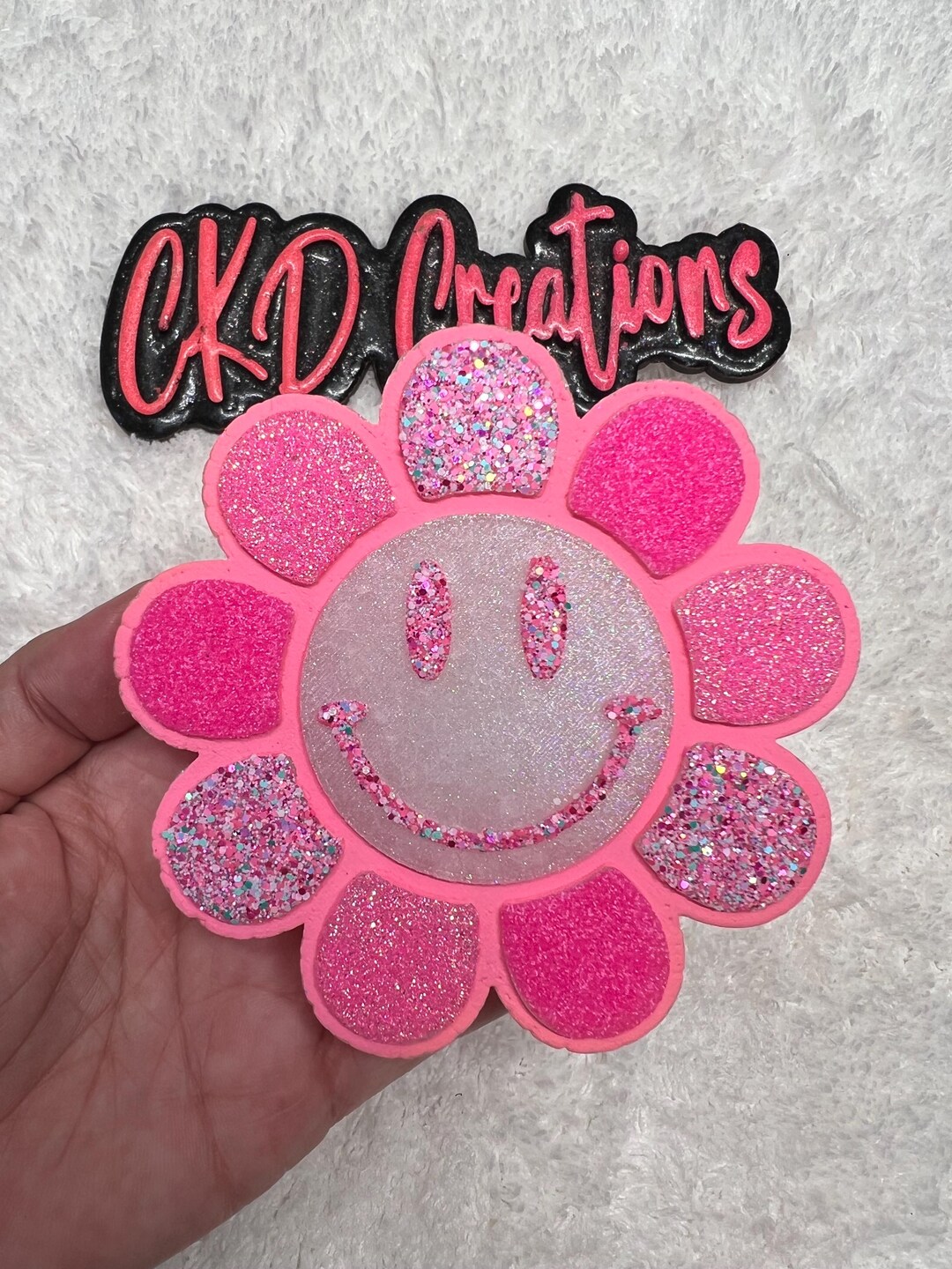 Customizable Smile Face Flower Freshie! Flower Freshie. Car Freshner ...