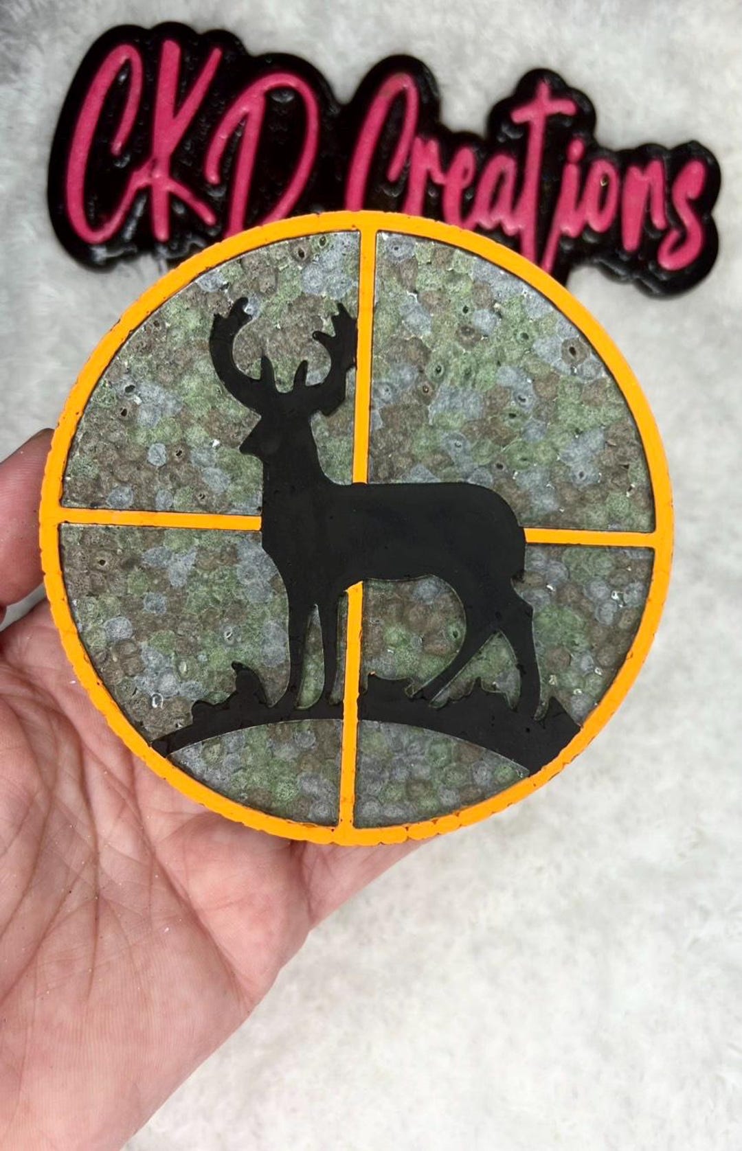 Deer Hunting Freshie. Camo Deer Freshie. Freshies for Hunters. Car ...