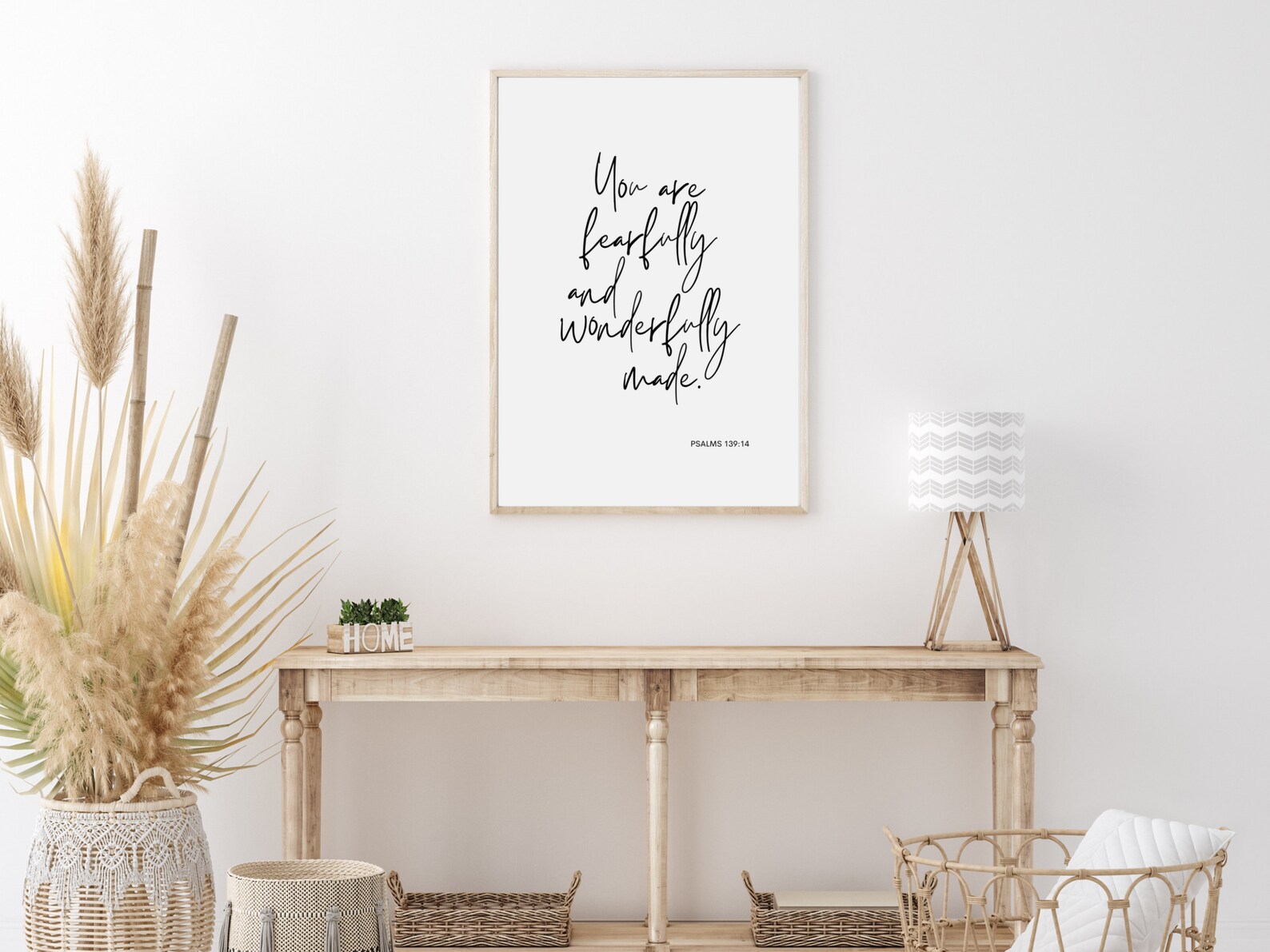 You Are Fearfully and Wonderfully Made | Bible Verse Wall Art Printable ...
