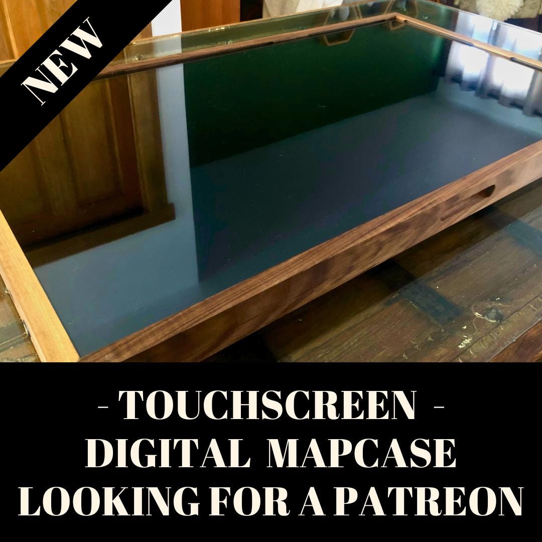TOUCHSCREEN Digital Map Case Dongeon Display Digital Tabletop Dnd Table ...