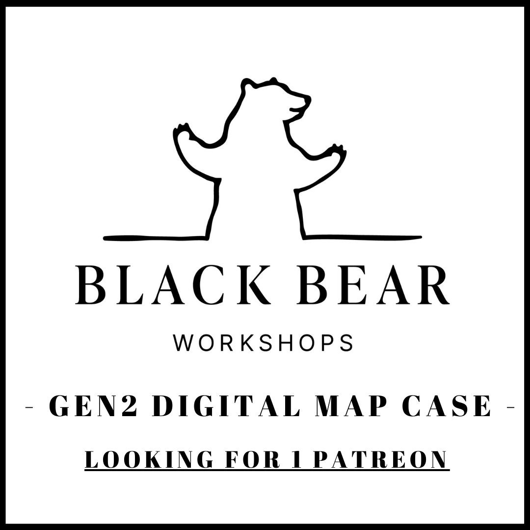 GEN2 4K Digital Map Case TV Included Map Case for TV Digital Tabletop ...