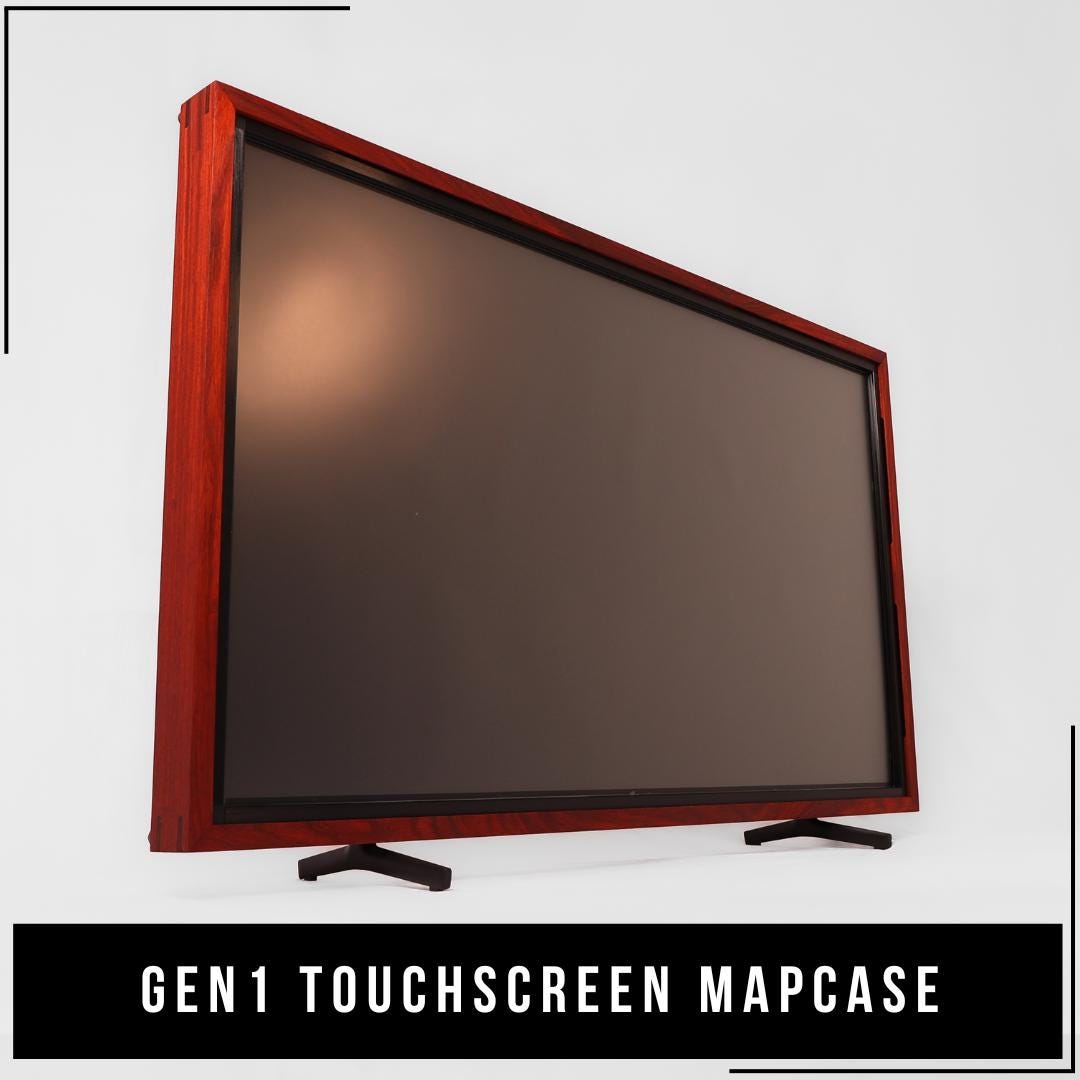 GEN1 Touchscreen Map Case - Dongeon Display - Touch Screen Tabletop ...