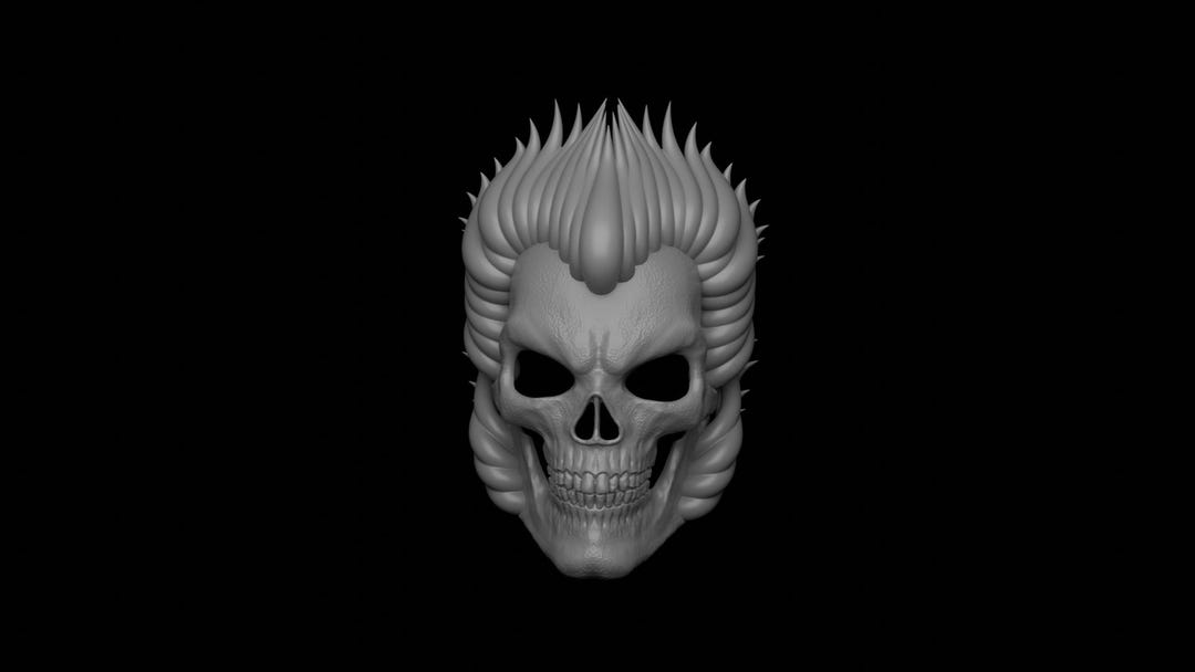 3D Skull Mask STL File for Printing Skull Mask Stl, Stl File, 3D ...