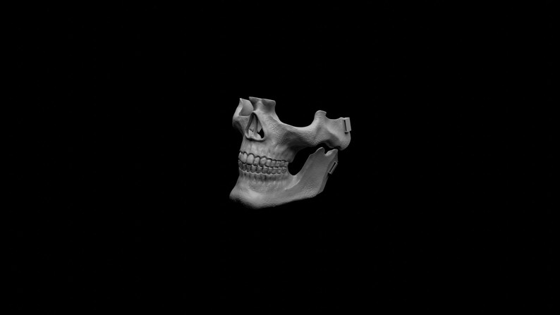 Unique Half Skull Mask STL | Perfect for 3D Printing, 3D Printing, Stl ...