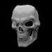 Helloween Skull Face Mask, Stl Format 3D Printable Ready File, Skull ...