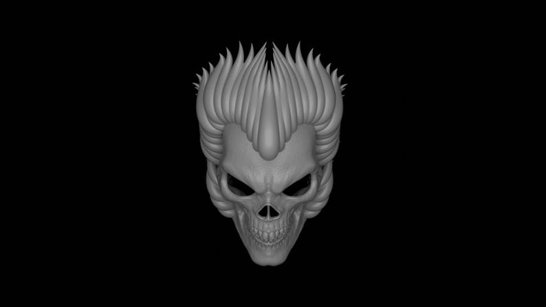 3D Skull Mask STL File for Printing Skull Mask Stl, Stl File, 3D ...