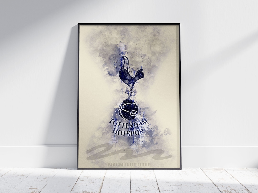 Tottenham Hotspur Logo Watercolor Painting Poster, Tottenham Hotspur ...