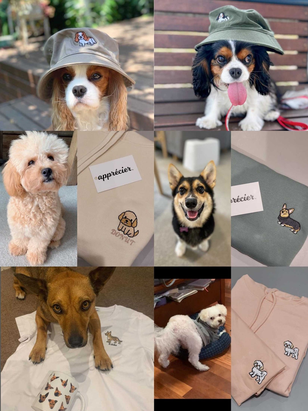 Custom Pet & Animal Tee Custom Pet Embroidery Pet Gifts Custom Pet ...