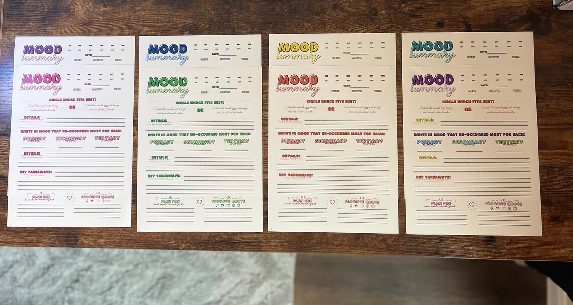 Mood Check: All Colors Bundle - Etsy
