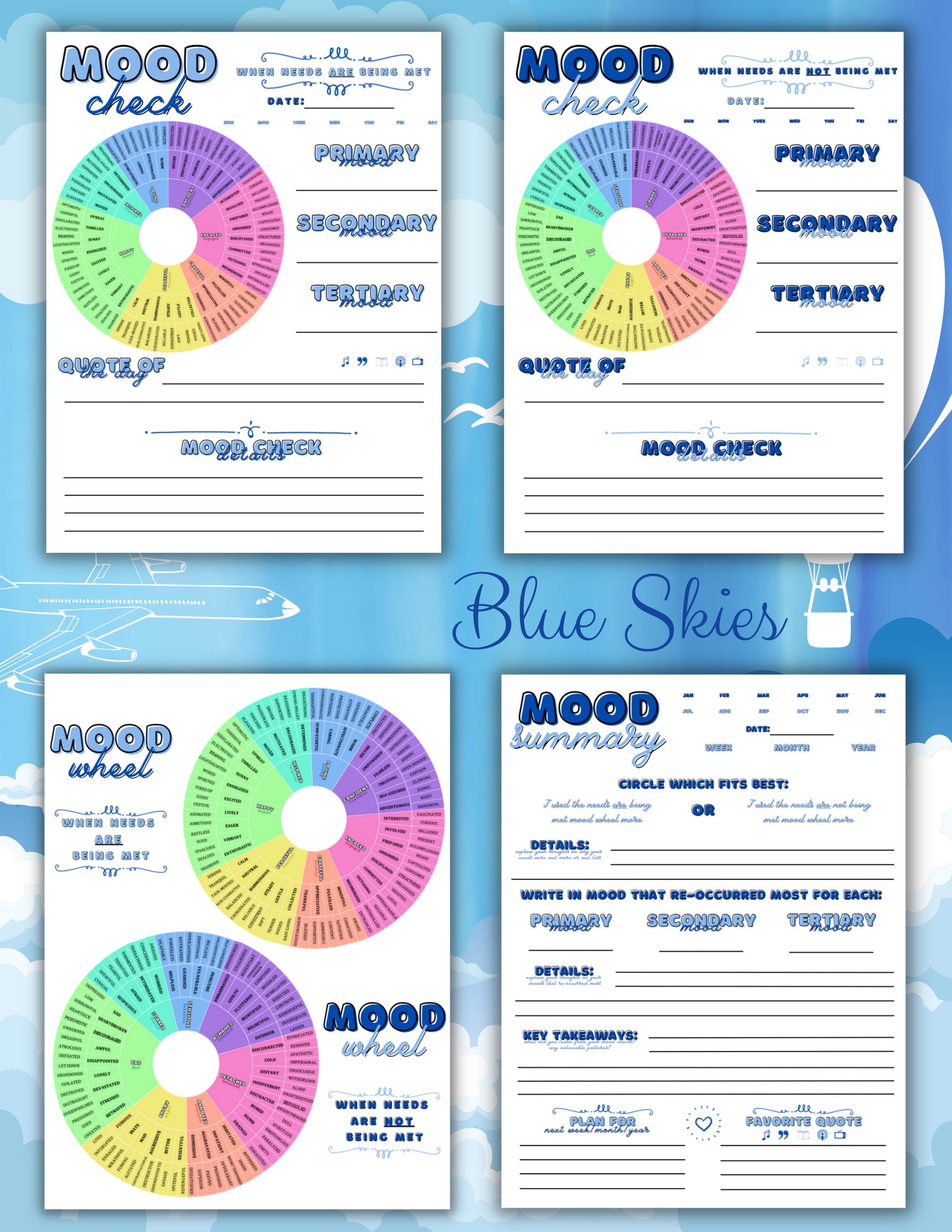 Mood Check: All Colors Bundle - Etsy