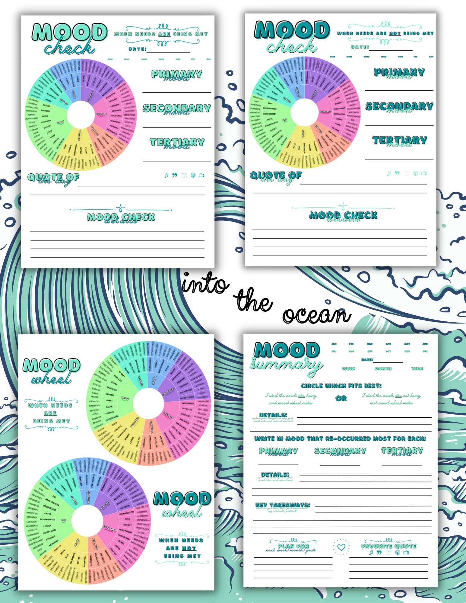 Mood Check: Into the Ocean - Etsy
