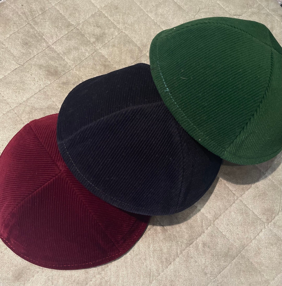 Corduroy Kipot - Stylish Kippah - Kipa for Kids and Adults - Perfect ...