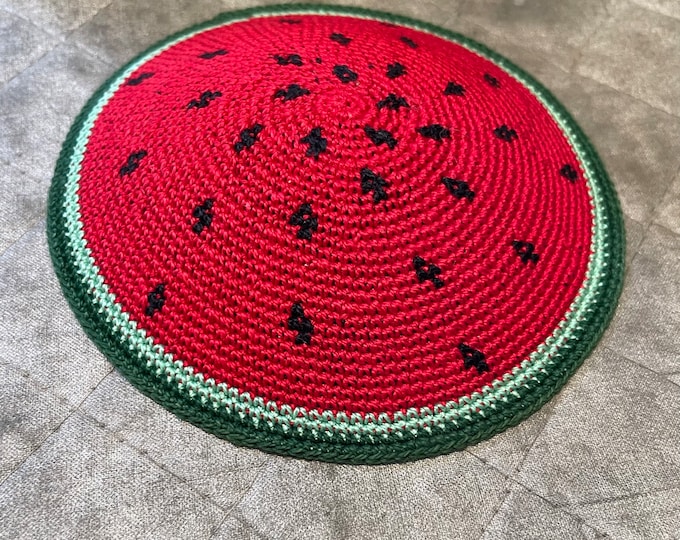 Watermelon Kippah Yarmulke Tree Kiwi or Any Fruit Vegetable Food or ...