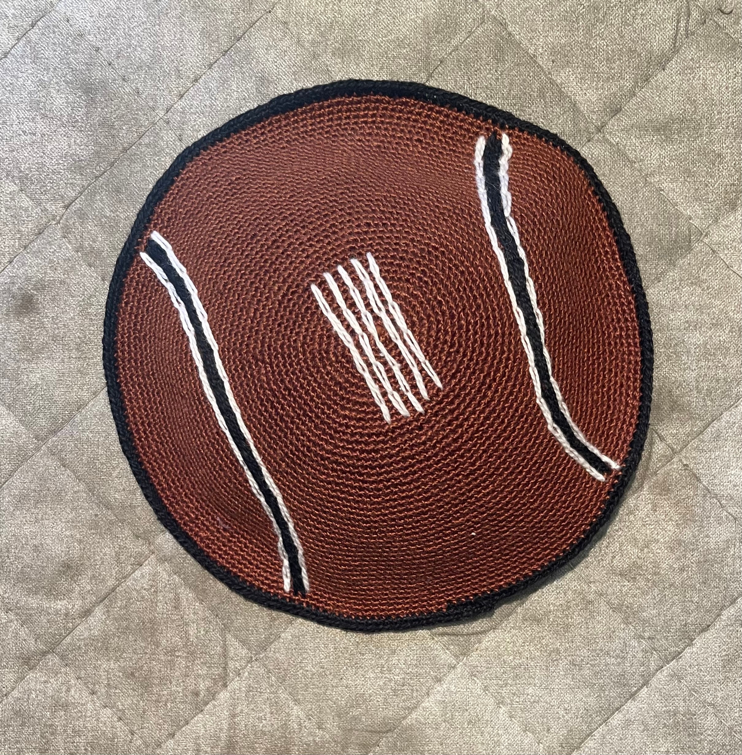 Kids Handmade Sport Kippot: Football Kipa , Baseball Kippa , Soccer ...