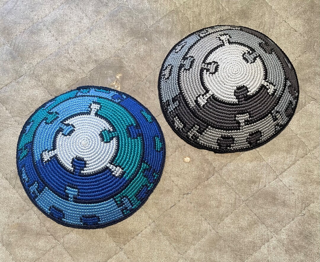 Gorgeous Kids Puzzle Handmade Kippa / Kipa / Kippah / Yarmulke 100% ...