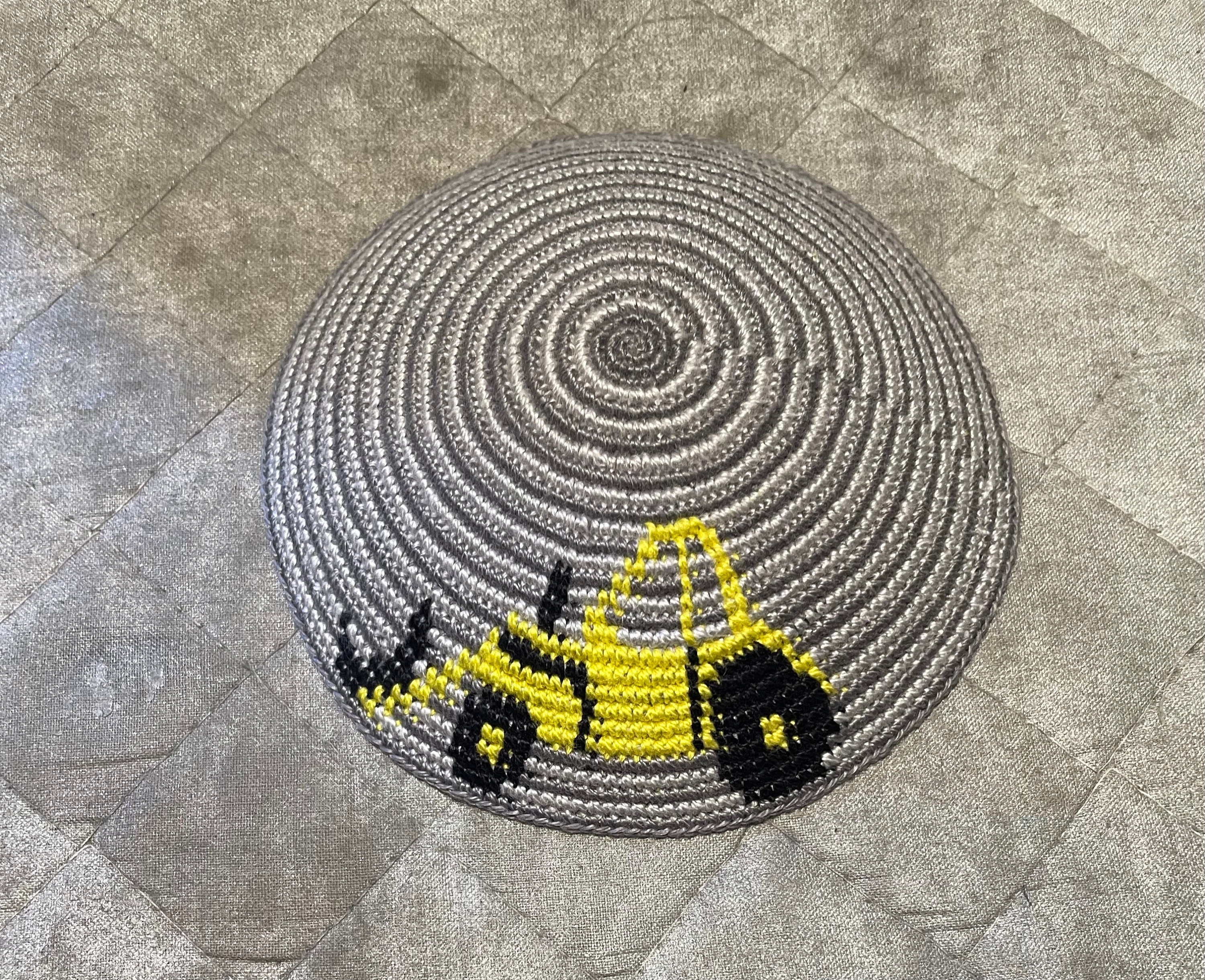 Authentic Handmade Tractor Kippot for Kids: Premium 100% - Etsy