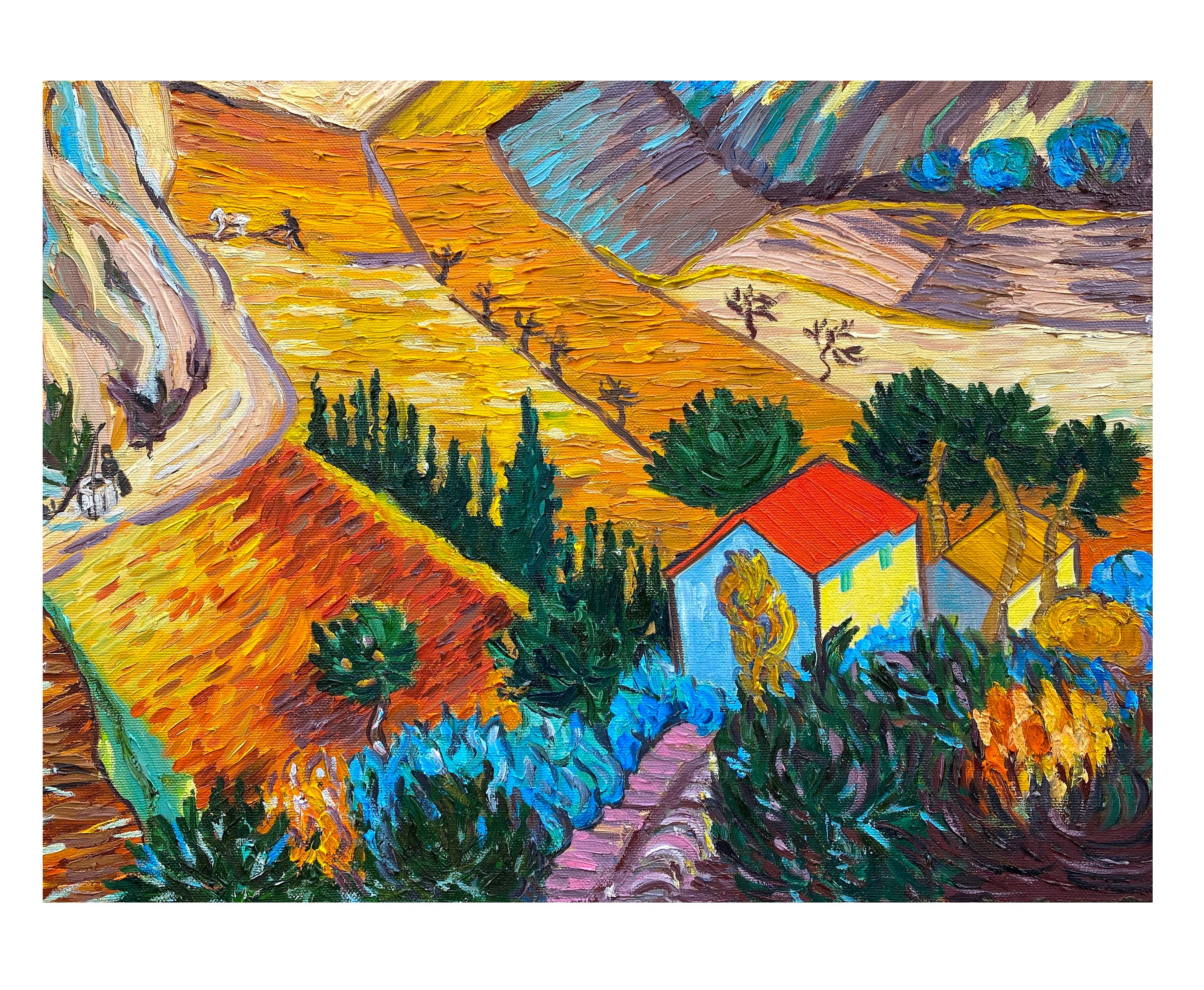 Landscape Painting Van Gogh