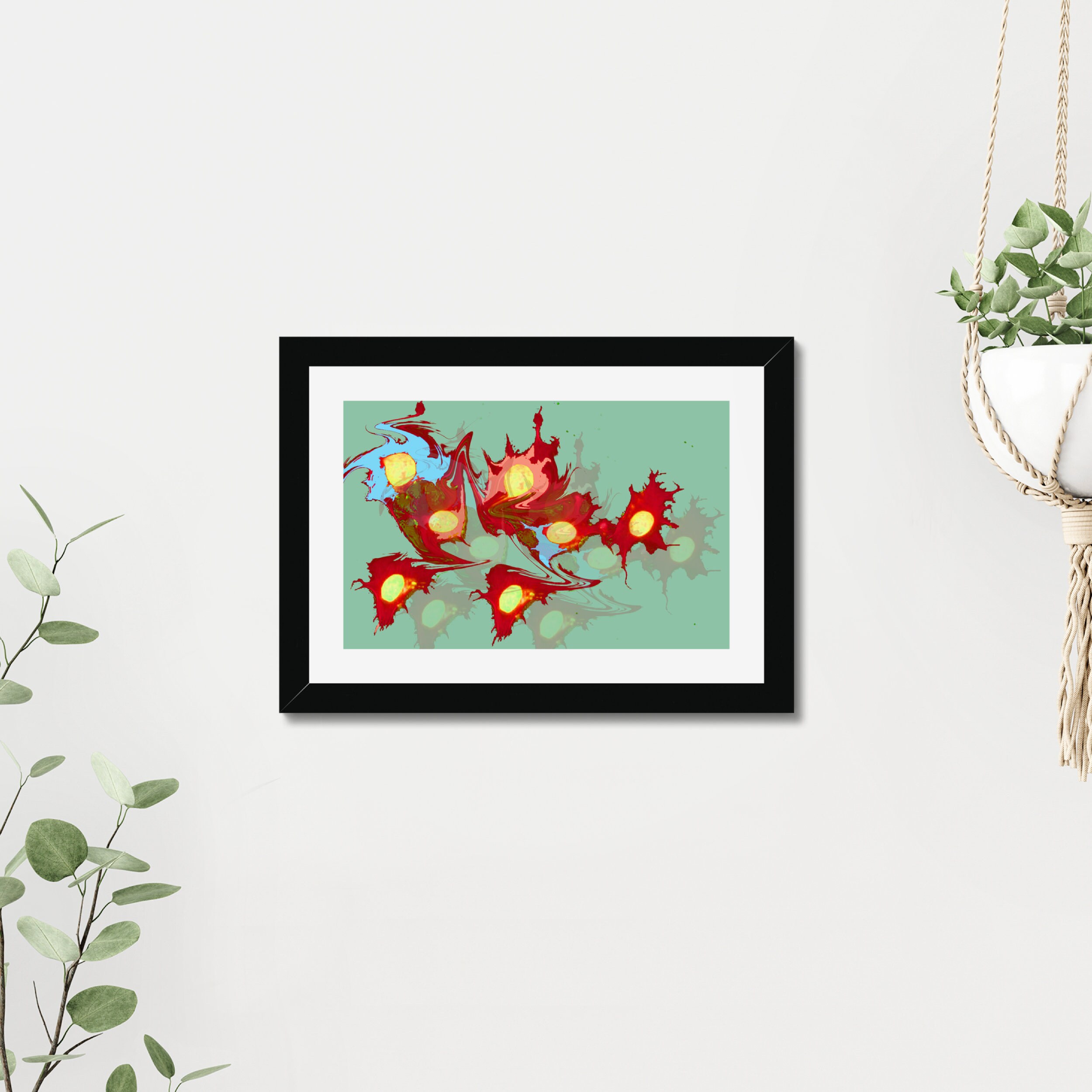 Cells Art Print Microscopy Image Biology Science Celldomseen Celldom ...